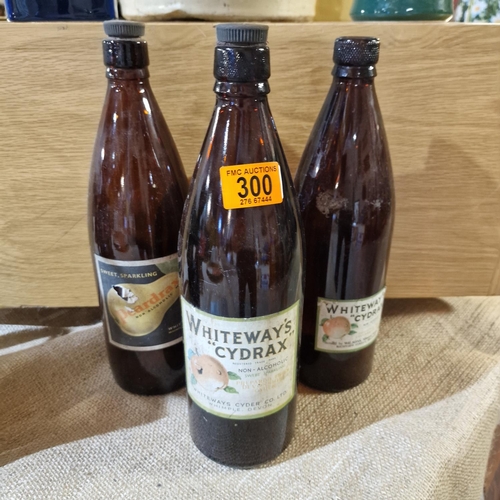 3 Old Cider Bottles