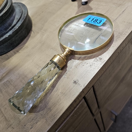 Lovely Crystal Handled Magnifying Glass