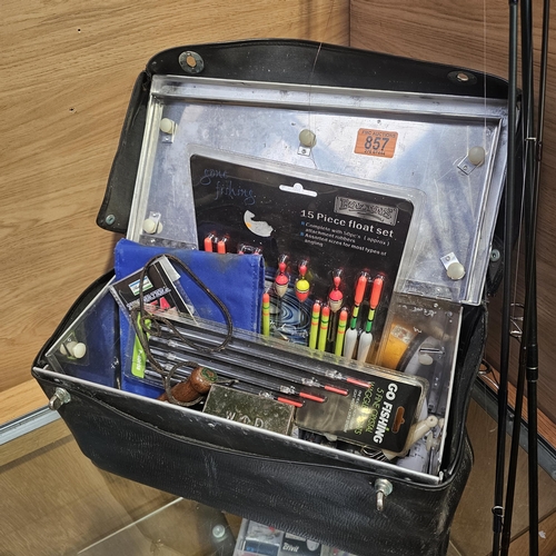 Metal Fishing Box & Contents