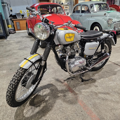 1965 Triumph Start 3TA Engine & Frame, Matching Number Plate, New ...