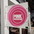 Original Pink Paraffin Double Sided Sign