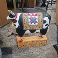 Vintage Jim Shore Heartwood ?? Creek Cow Cast Iron Door Stop ...