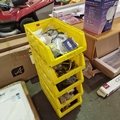 Lot Of Stacking Tubs & Contents