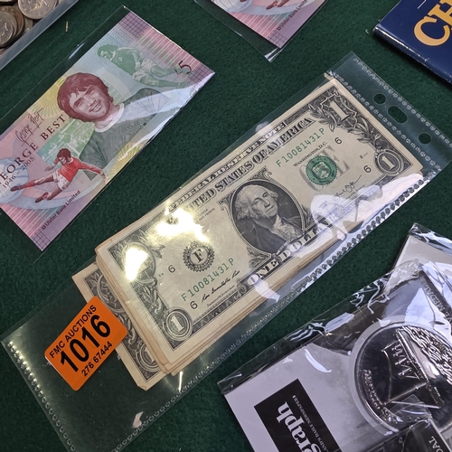 10x USA One Dollar Notes