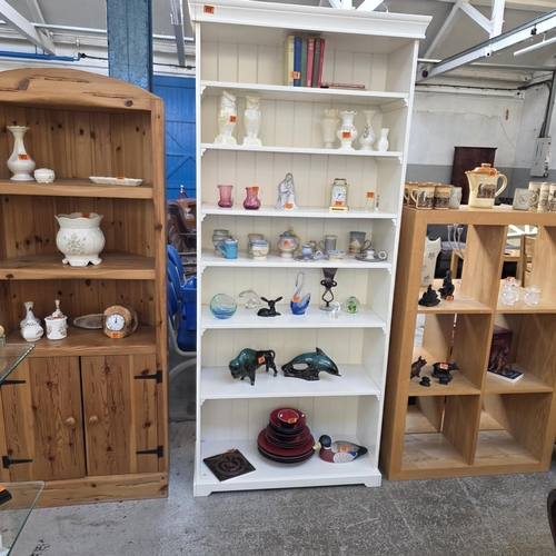 Large Cream Book Shelf