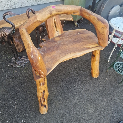 Rustic Branch Bench Seat