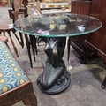 Mermaid Base Table With Glass Top