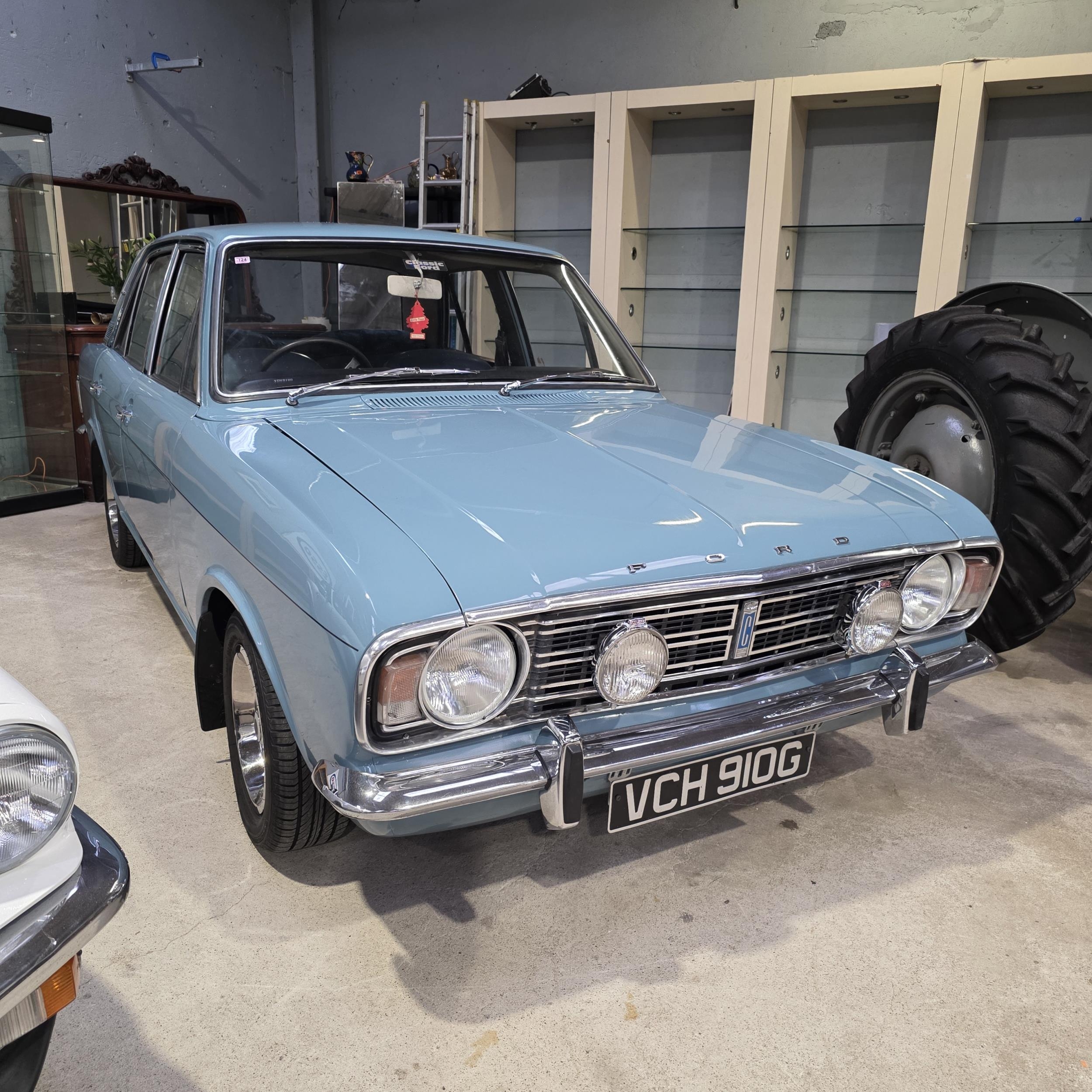 1969 Ford Cortina MKII Saloon With Tax Book, 63,000 Miles, Fully restored, Underbody Good, Perfect D