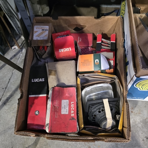 Assorted Box Of Lucas Parts etc