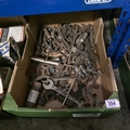 Assorted Box Of Spanners & Misc Items etc