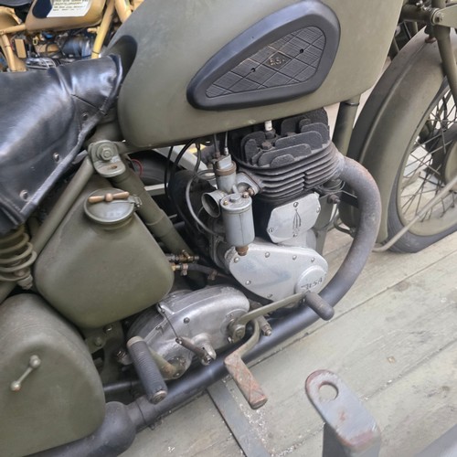 1941 BSA M20 Army Motorbike With V5