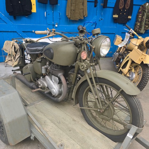 1941 BSA M20 Army Motorbike With V5