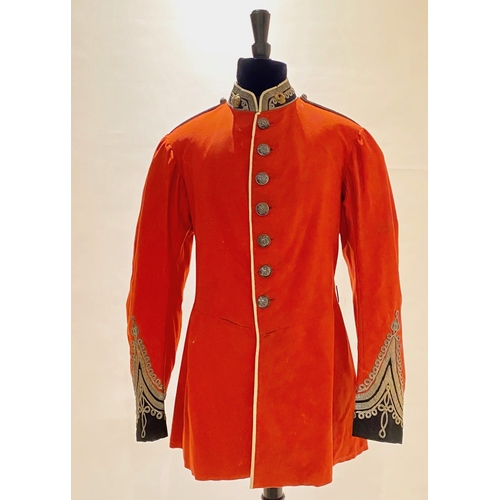 Cheshire Volunteer Battalion Victorian Officer 1868 Pattern Scarlet ...