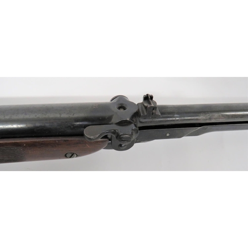 Webley Mark 3 Air Rifle 18 1/2 inch, .22 blued, fixed barrel. Top ...