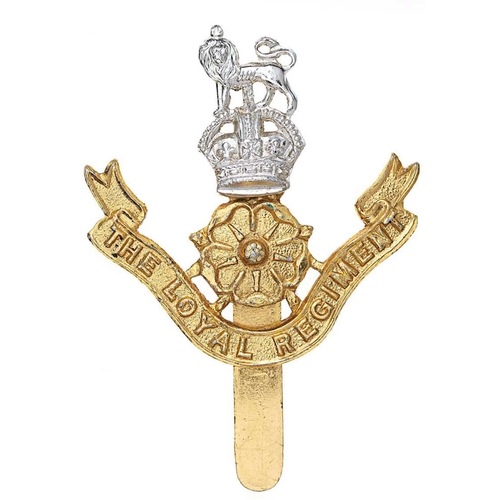 The Loyal Regiment Kings Crown anodised cap badge by Hughes. Goods ...