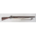 British 1839 Pattern Military Musket and Bayonet 39 inch, .750 musket ...