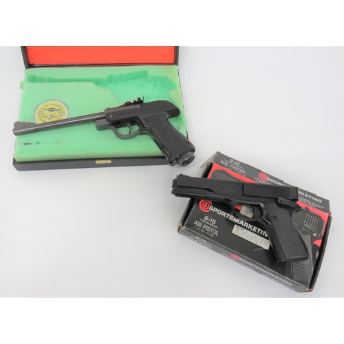 Predom Lucznik Air Pistol 9 1/2 inch, 4.5 mm, blackened, hinged barrel ...