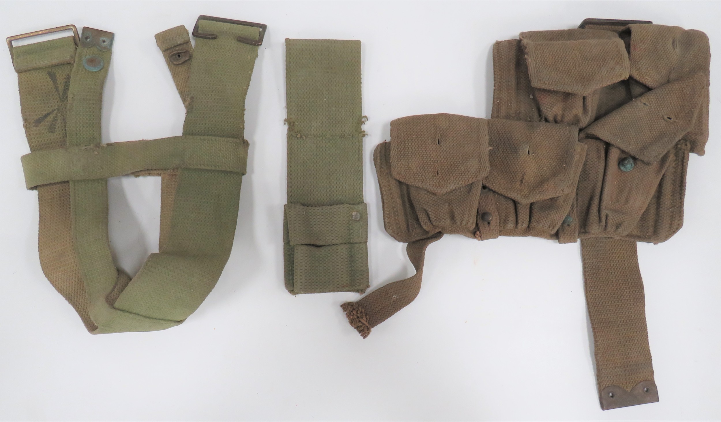 1908 Pattern Webbing Equipment consisting utility pattern, right hand ...