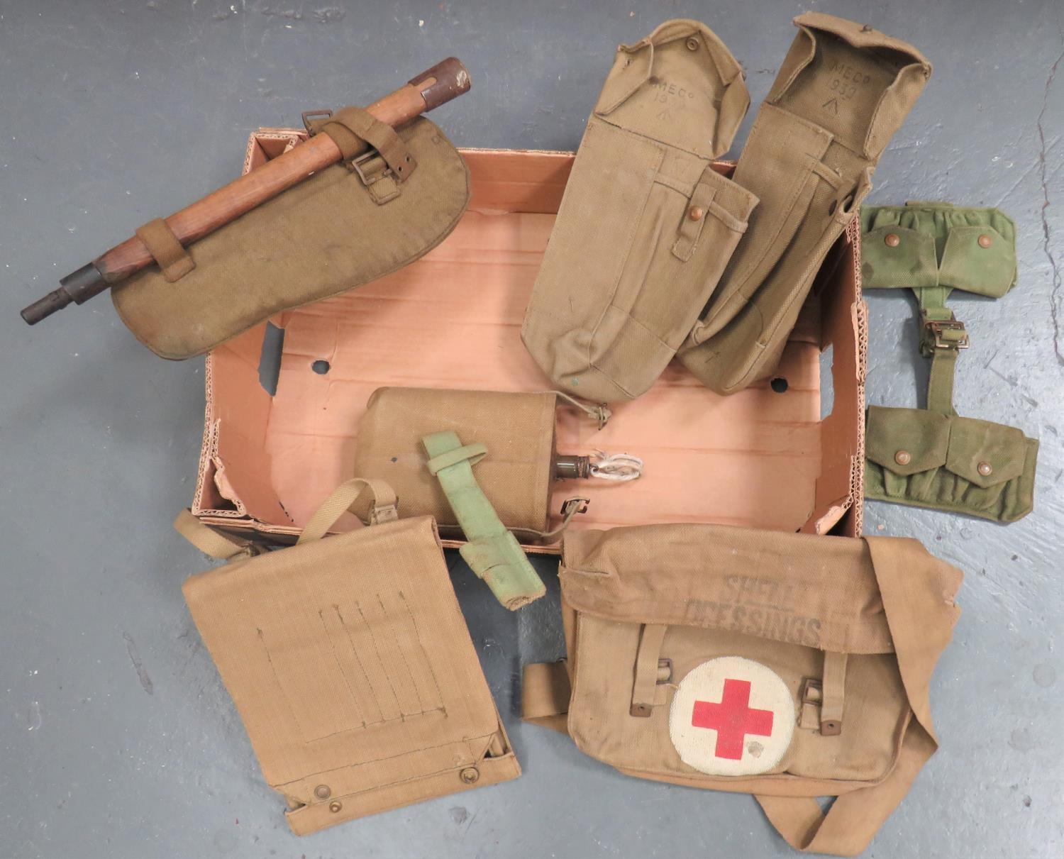 1937 Pattern Webbing Equipment including pair 1939 dated utility ...