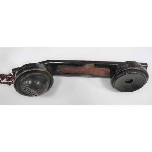 Rare 1917 Dated British Issue Trench Telephone green painted, wooden ...