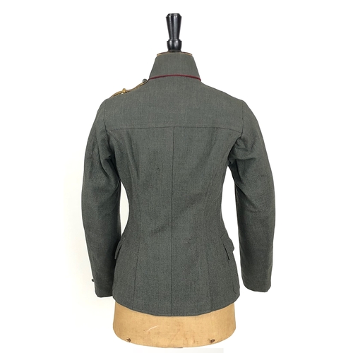 Officer's field-grey service tunic, probably Austro-Hungarian. Good ...