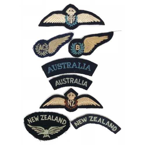 8 x WW2 Royal Australian Air Force & Royal New Zealand Air Force ...