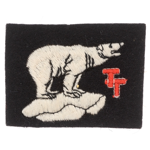 74th Field Regiment Royal Artillery WW2 cloth formation sign badge ...