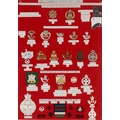 Regular Regiments of The Rifles approx. 33 badges etc. Board with good ...