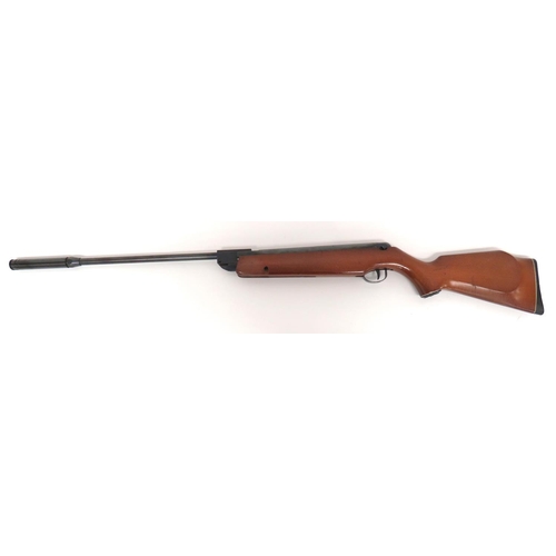 Webley "Vulcan" Air Rifle .22, 22 1/2 inch, blackened break barrel with ...