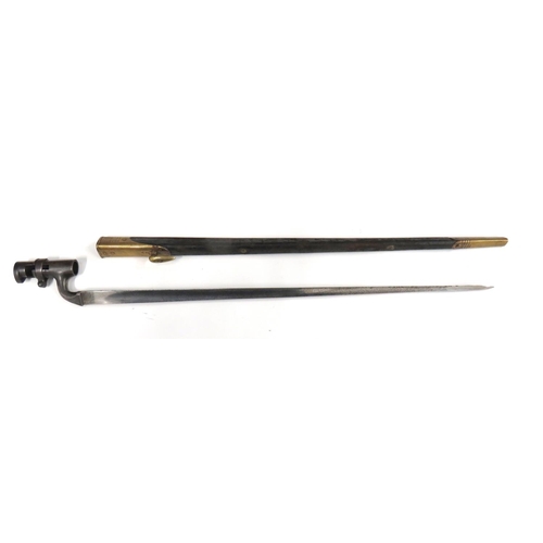 British P1876 Martini Henry Socket Bayonet 22 inch, hollow ground ...