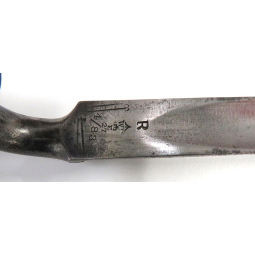 British P1876 Martini Henry Socket Bayonet 22 inch, hollow ground ...