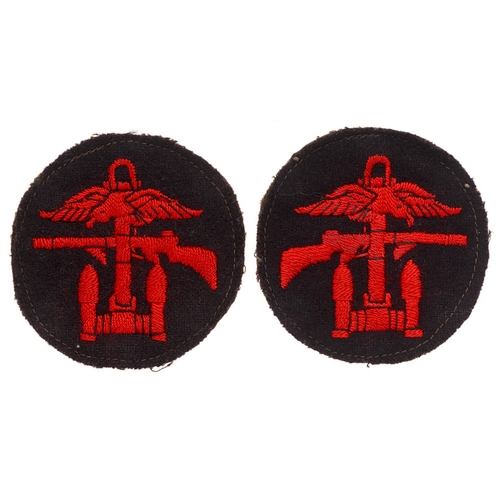 Combined Operations WW2 facing pair of formation sign badges. c 1942 ...
