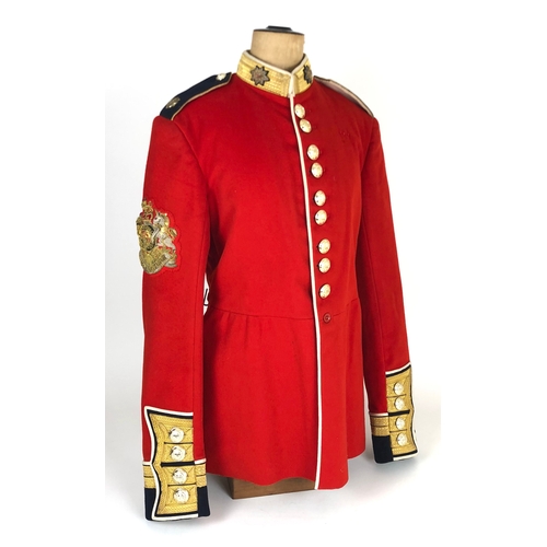 Coldstream Guards Warrant Officer's Scarlet Tunic. A good bright ...