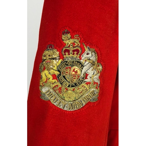 Coldstream Guards Warrant Officer's Scarlet Tunic. A good bright ...