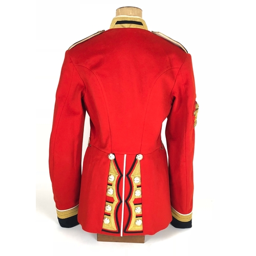 Coldstream Guards Warrant Officer's Scarlet Tunic. A good bright ...