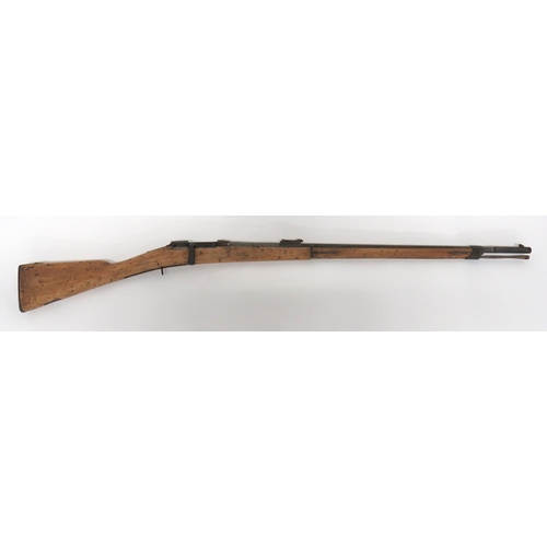 Obsolete Calibre Kynocks Patent Gras Rifle 11 mm, 32 inch barrel. Front ...