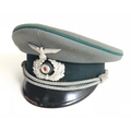 German Third Reich WW2 Jager Officer's peaked cap by Alfred Greb ...