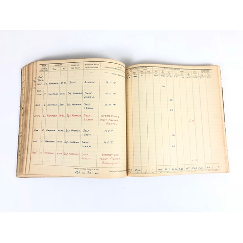 WW2 RAF 1941 Operational Pilot's Casualty Logbook 61 Squadron This ...