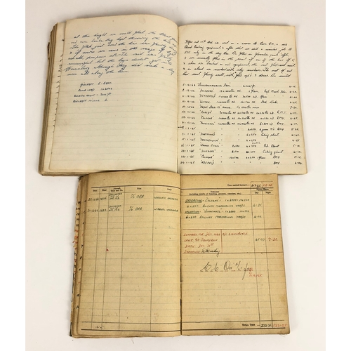 WW2 RAF 1944 Aircrew Operational Logbook 90 Squadron Lancaster Bomber ...