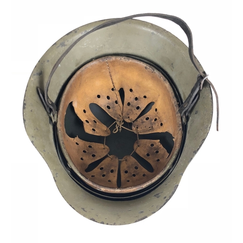 German Third Reich Army Single Decal Combat Steel Helmet. This example ...