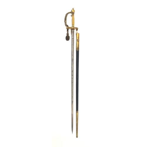 Victorian / Edwardian English Court Sword. A fine quality example by C ...