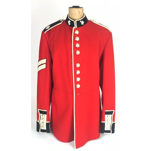Irish Guards Guardsman Tunic Uniform. A very good example. Scarlet ...