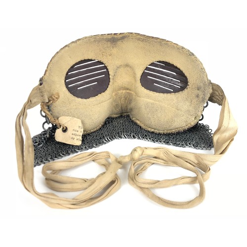 Original WWI Pattern Tank Driver's Face Mask. Good scarce example of ...