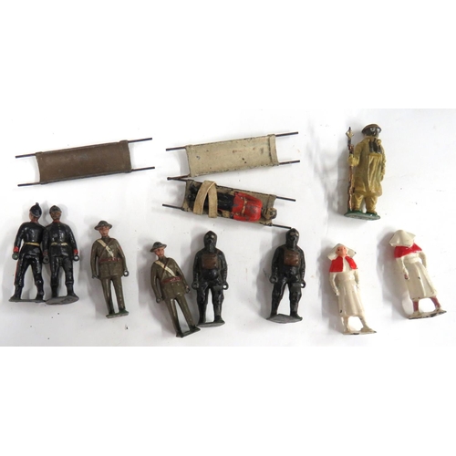 Selection Of Loose Britains Military Figures including Gas Clearing WW2 ...
