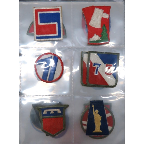 Quantity Of American Formation Badges embroidery badges include 1st ...