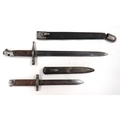 Two Italian Bayonets consisting M1891 Carcano Truppi Speciali. 11 3/4 ...