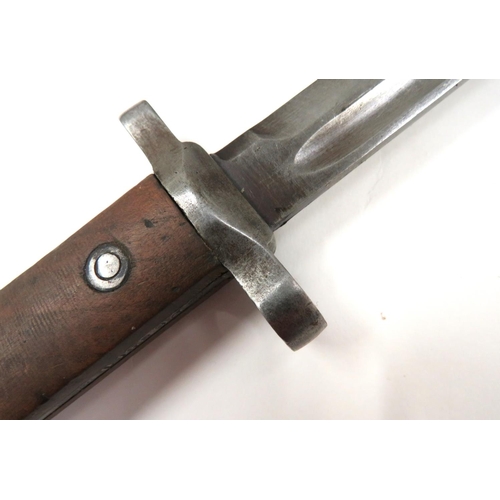 Two Italian Bayonets consisting M1891 Carcano Truppi Speciali. 11 3/4 ...