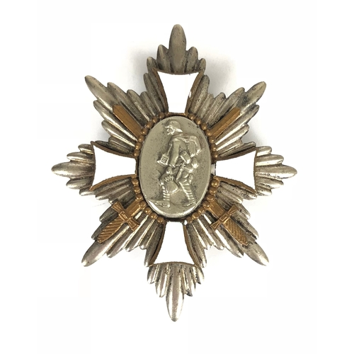Imperial German Deutsches Feldehrenzeichen (Hamburg Cross) breast badge ...