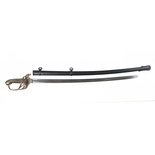 Victorian Officers 1822 Pattern Sword. A good example, the slightly ...