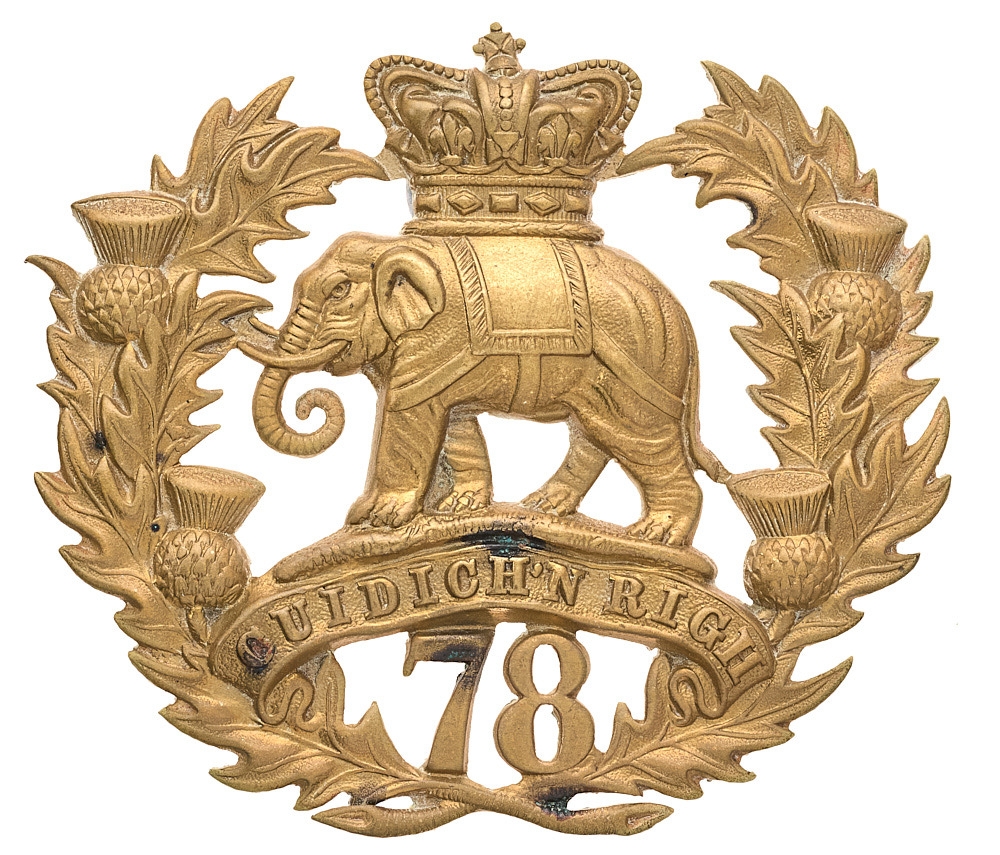 78th Highland Regiment (or Ross-shire Buffs) Victorian Scottish ...